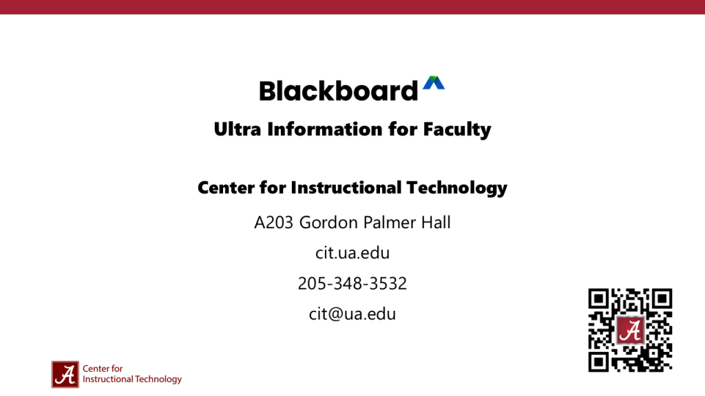 An Overview of UA’s Ultra Transition | Center for Instructional Technology
